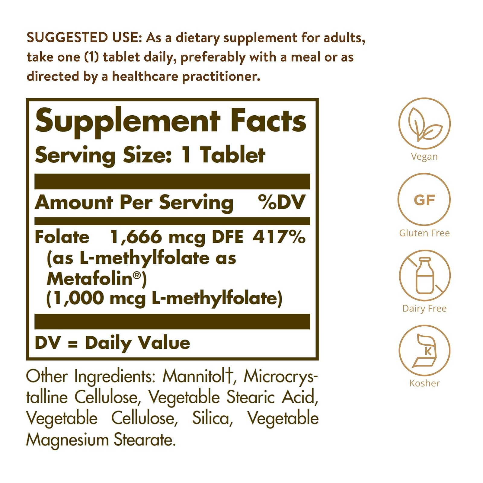 methylfolate supplement for energy