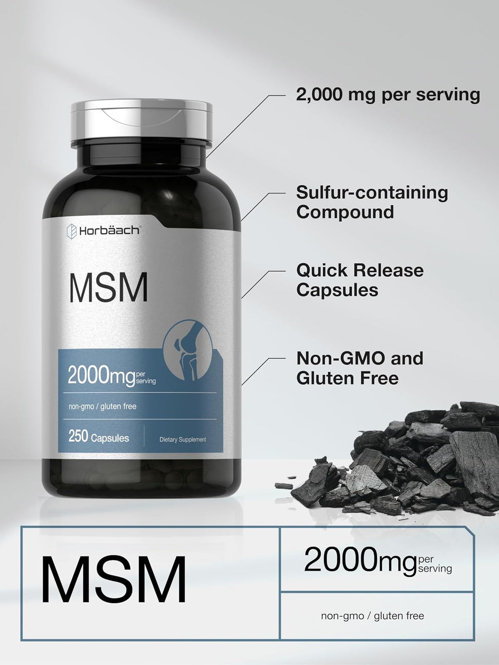 Methylsulfonylmethane for daily wellness