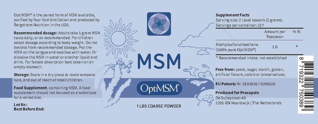 Methylsulfonylmethane MSM for better sleep