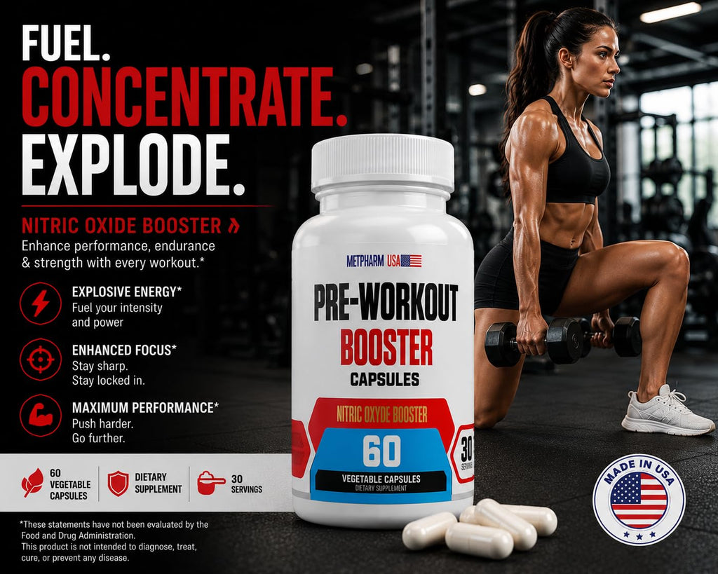 MetpharmUSA pre-workout for intense training