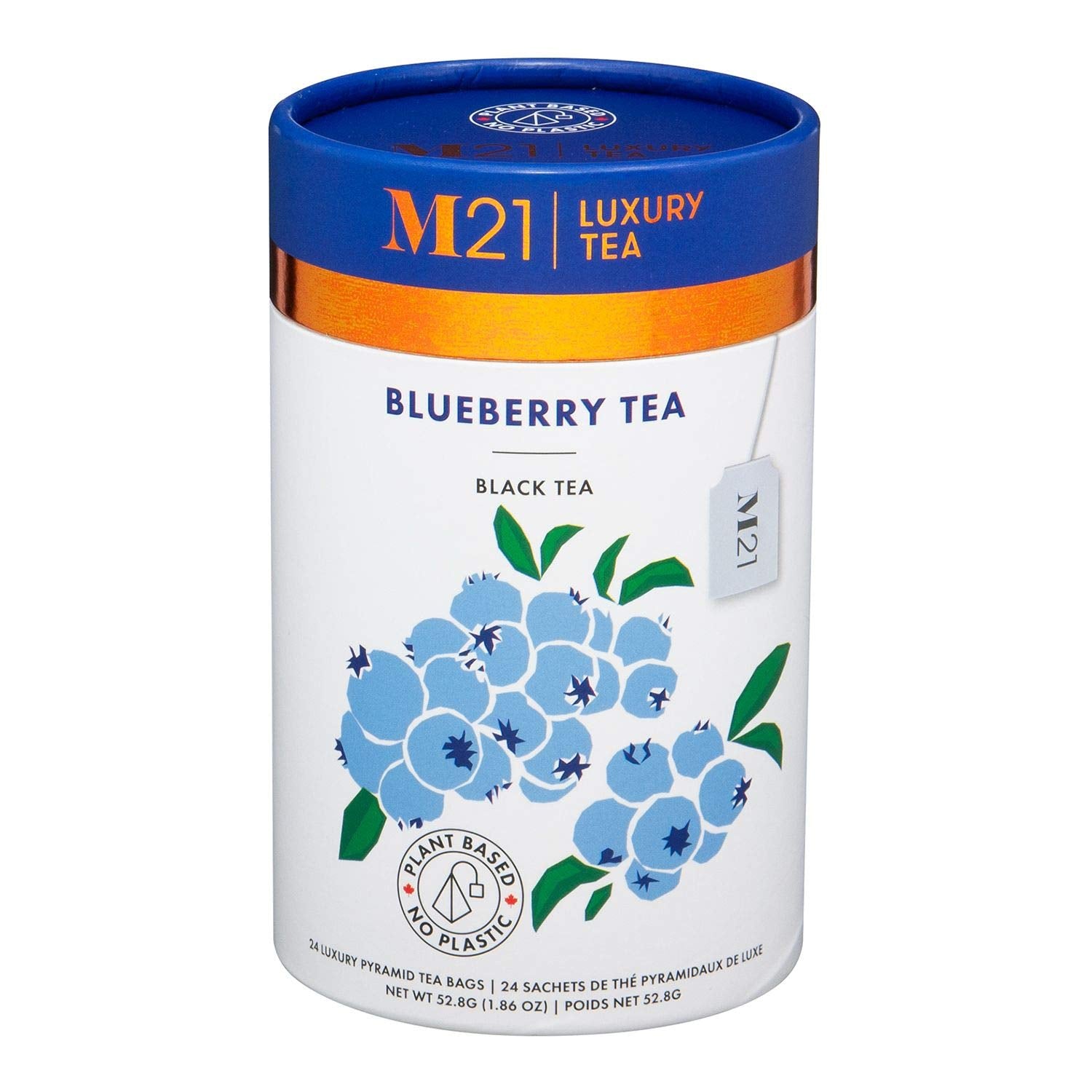 Metropolitan Tea blueberry herbal tea bags