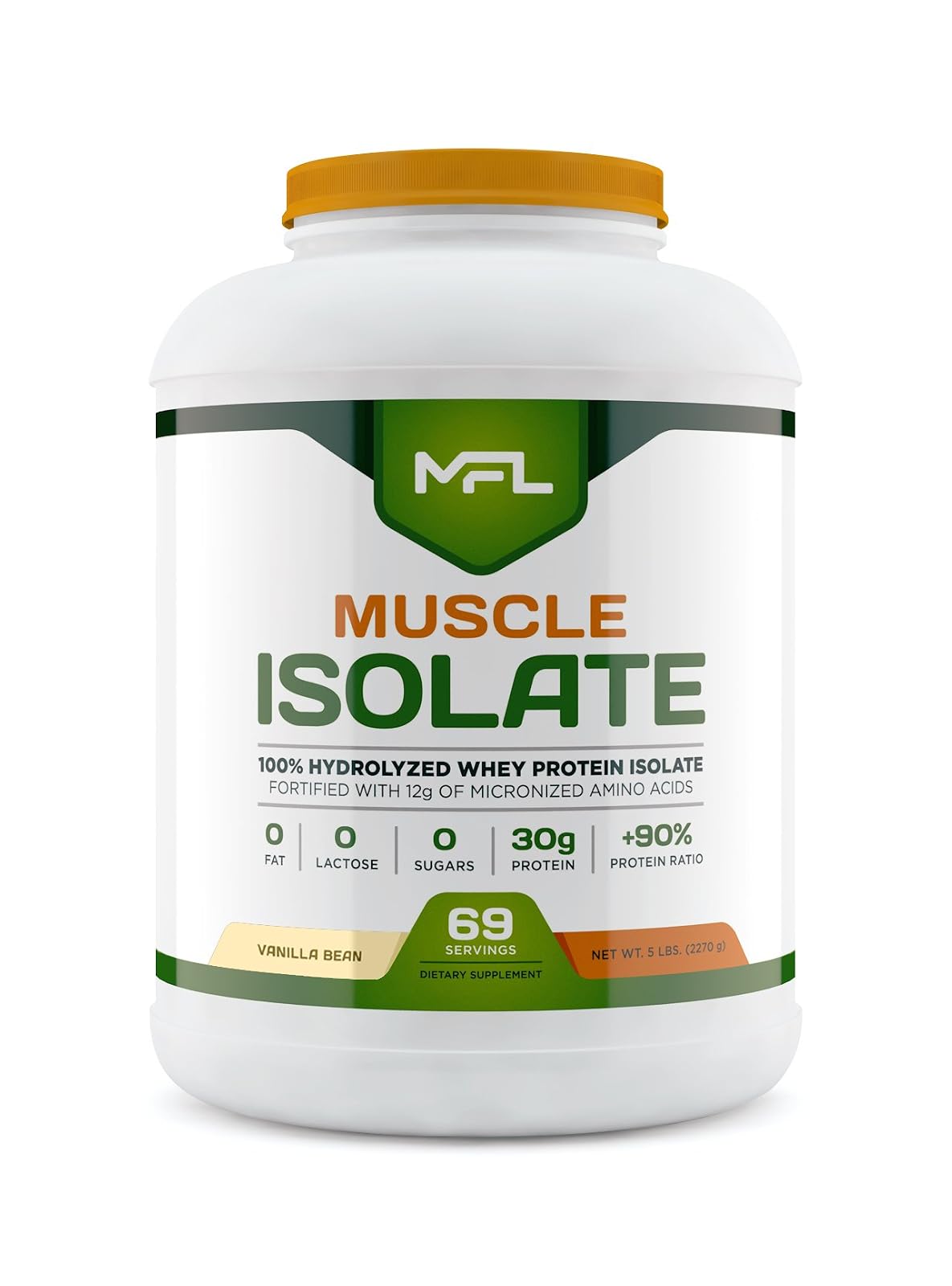 MFL whey protein isolate vanilla