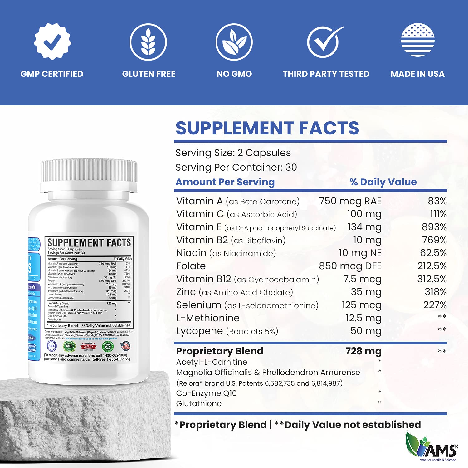 MFS Plus capsules for sperm health