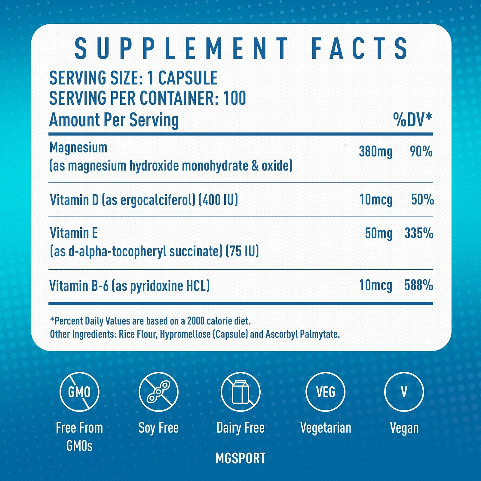 MgSport magnesium oxide for daily wellness