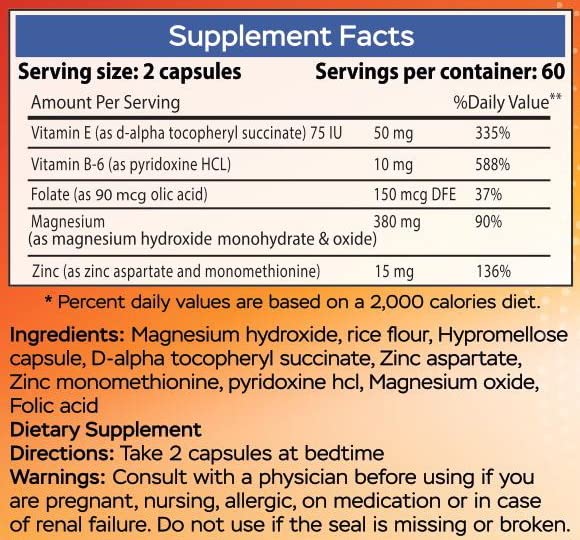 MgSport ZMA for improved sleep quality
