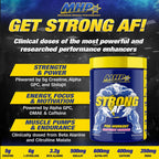 MHP Strong AF pre-workout with 40 servings