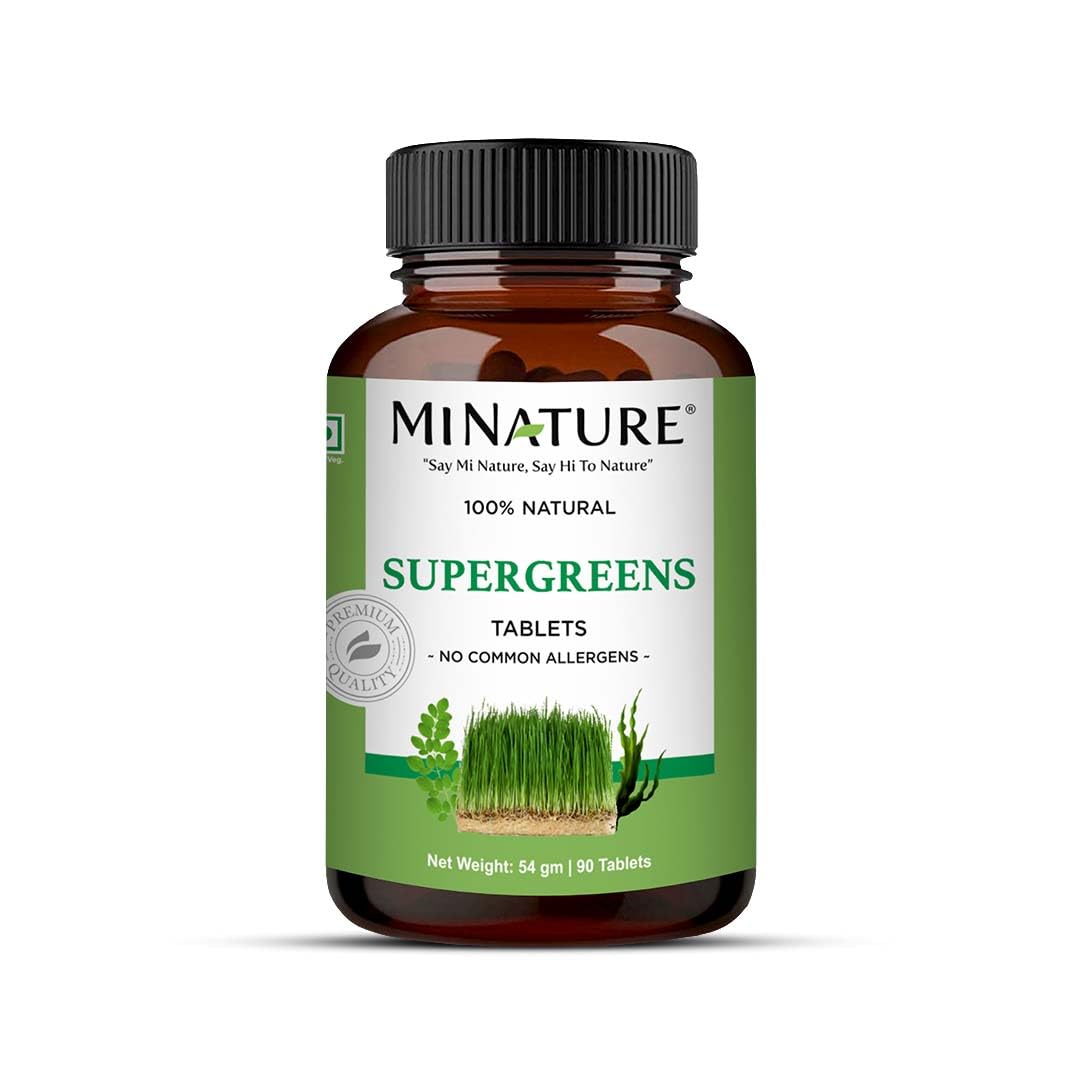 mi Nature Supergreens tablets for energy