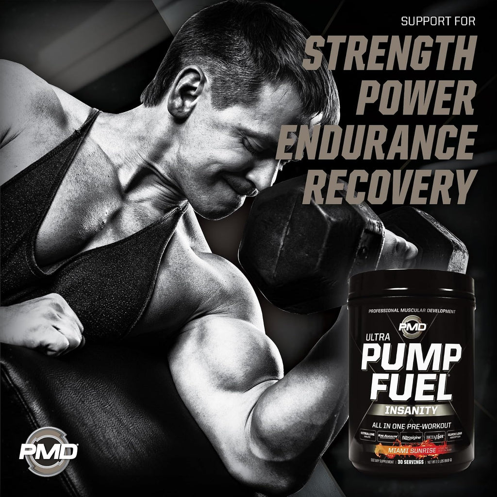 Miami Sunrise flavour pre-workout supplement