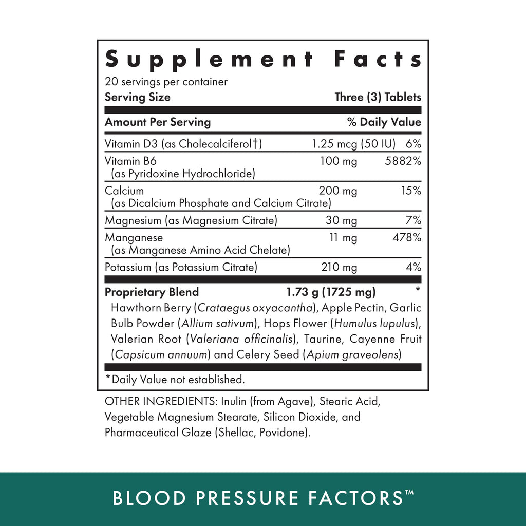 Michaels Naturopathic blood pressure factor