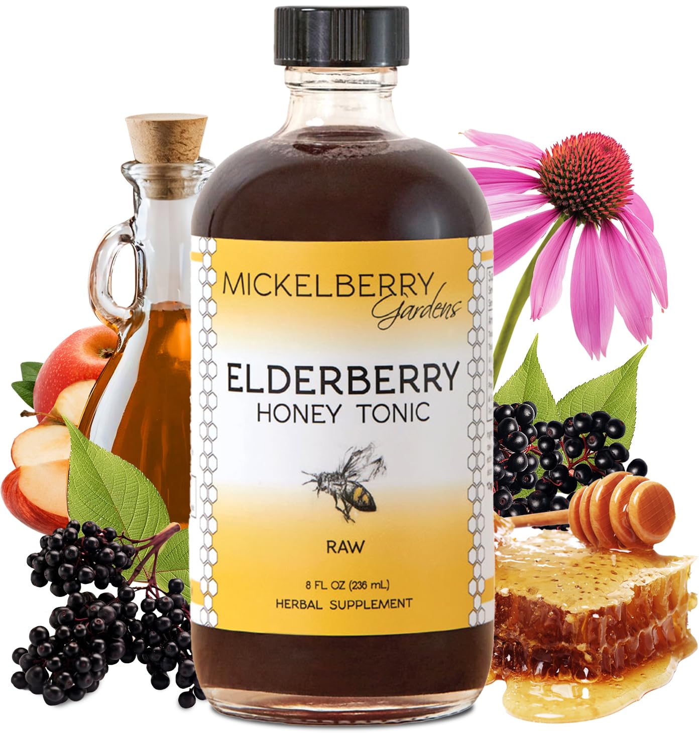 Mickelberry elderberry honey tonic benefits