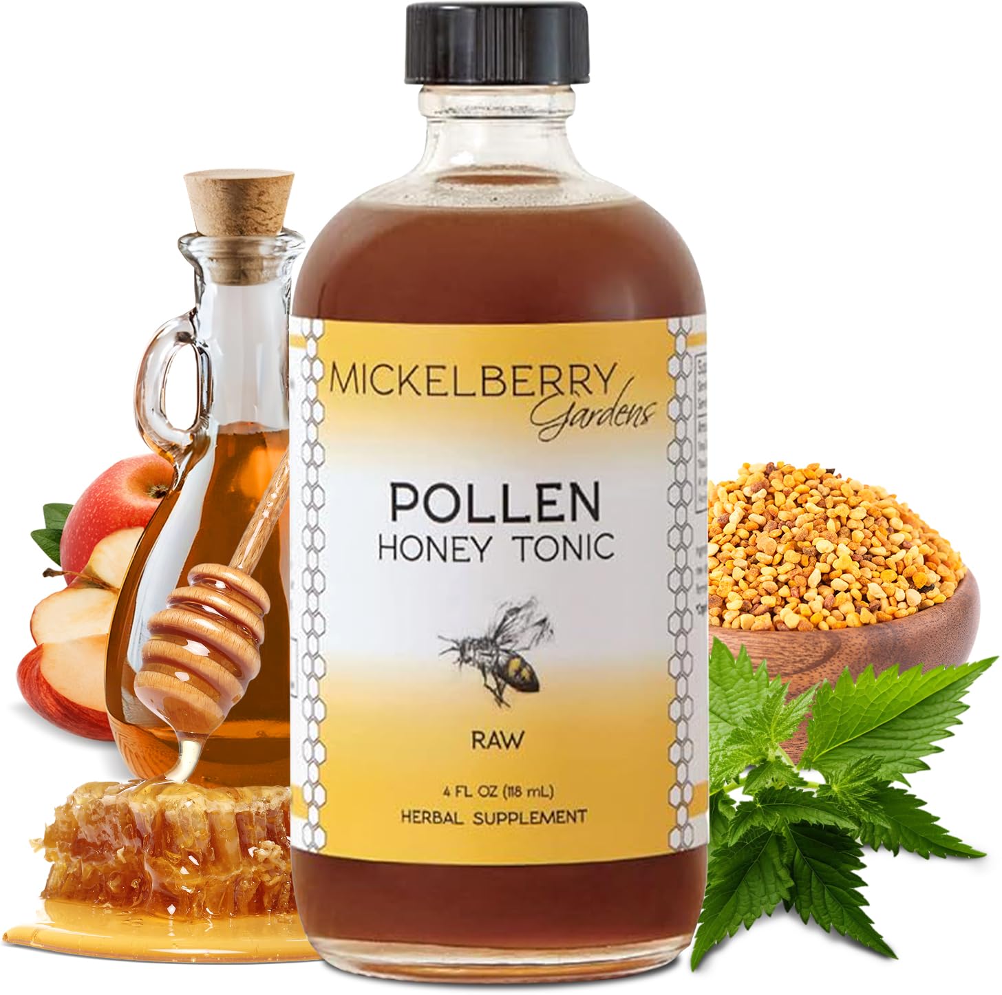 Mickelberry Gardens pollen honey tonic