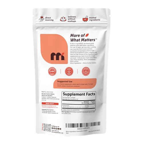 Micro Ingredients antioxidant capsules for vitality