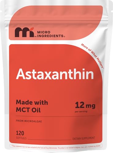 Micro Ingredients Astaxanthin 12 mg softgels
