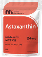 Micro Ingredients astaxanthin softgels for skin health
