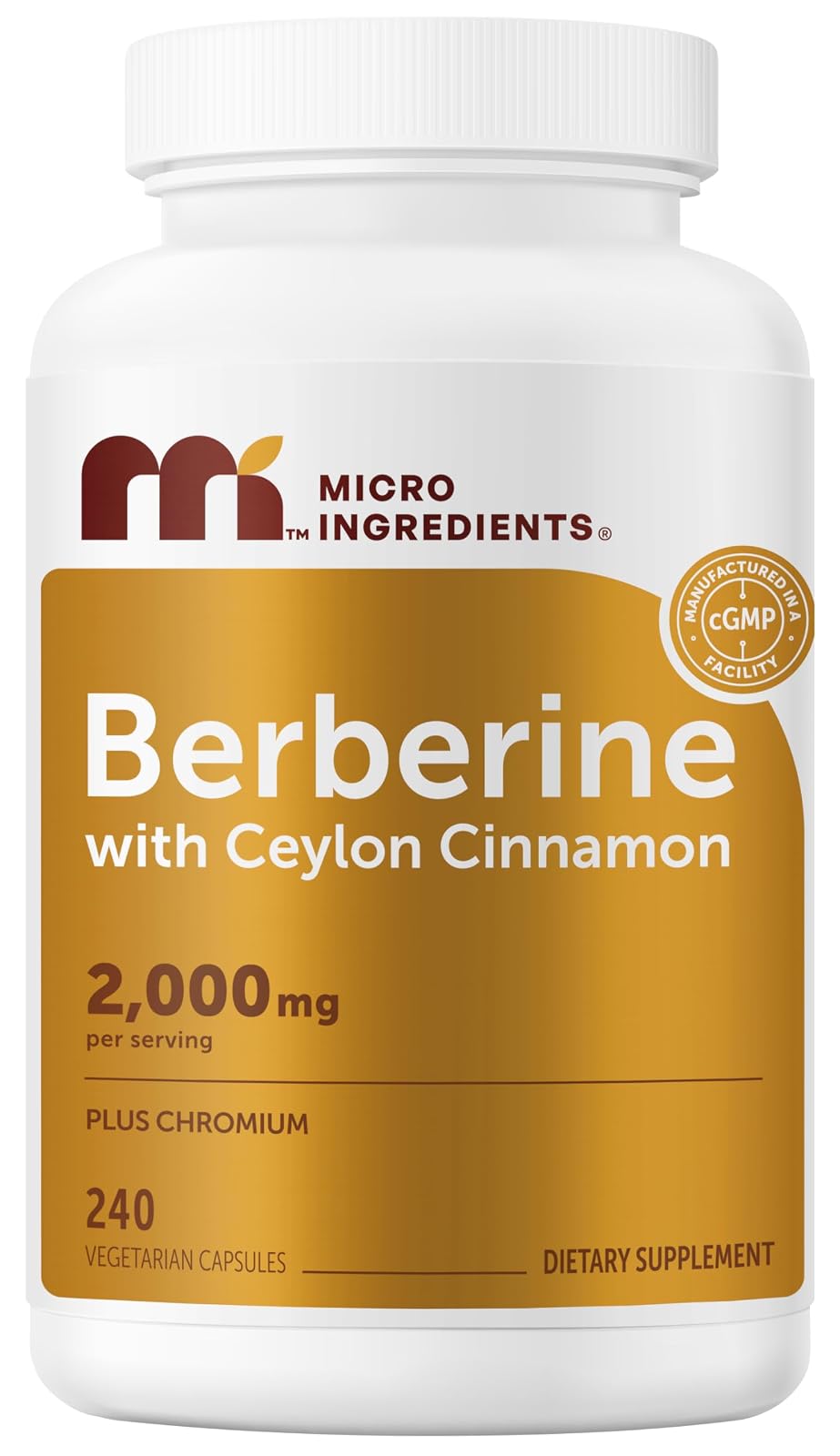 Micro Ingredients berberine capsules for health