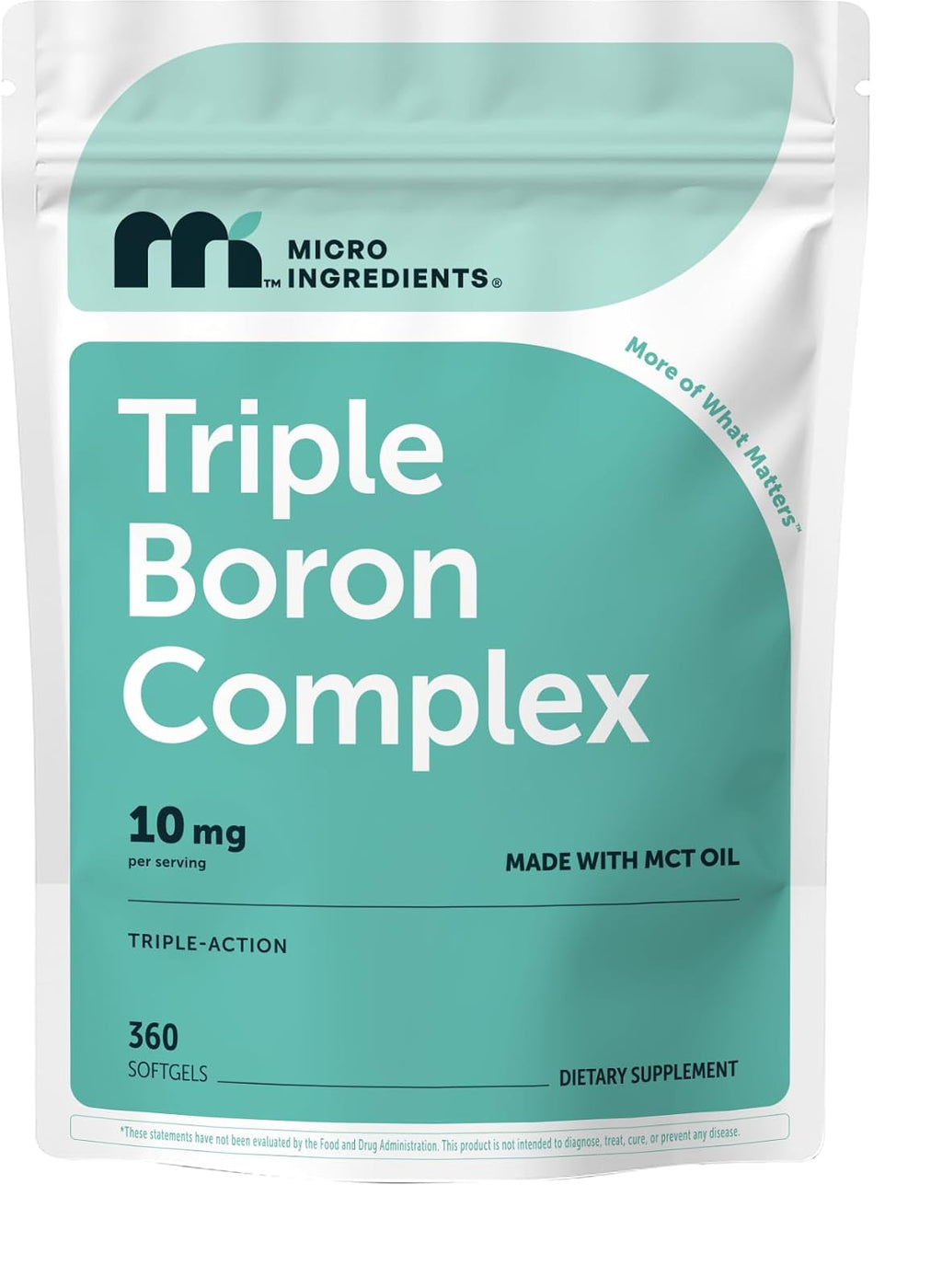 Micro Ingredients boron complex softgels