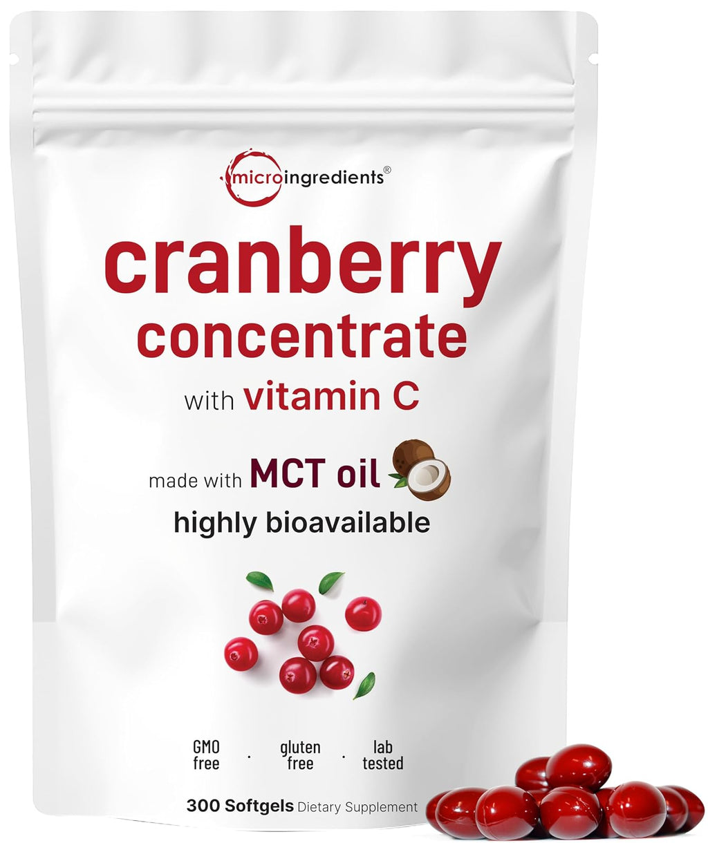 Micro Ingredients cranberry softgels for health
