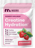 Micro Ingredients creatine hydration powder strawberry flavour