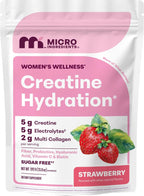 Micro Ingredients creatine hydration powder strawberry flavour