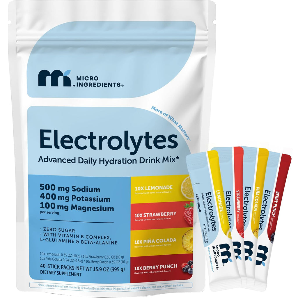 Micro Ingredients electrolytes powder packets