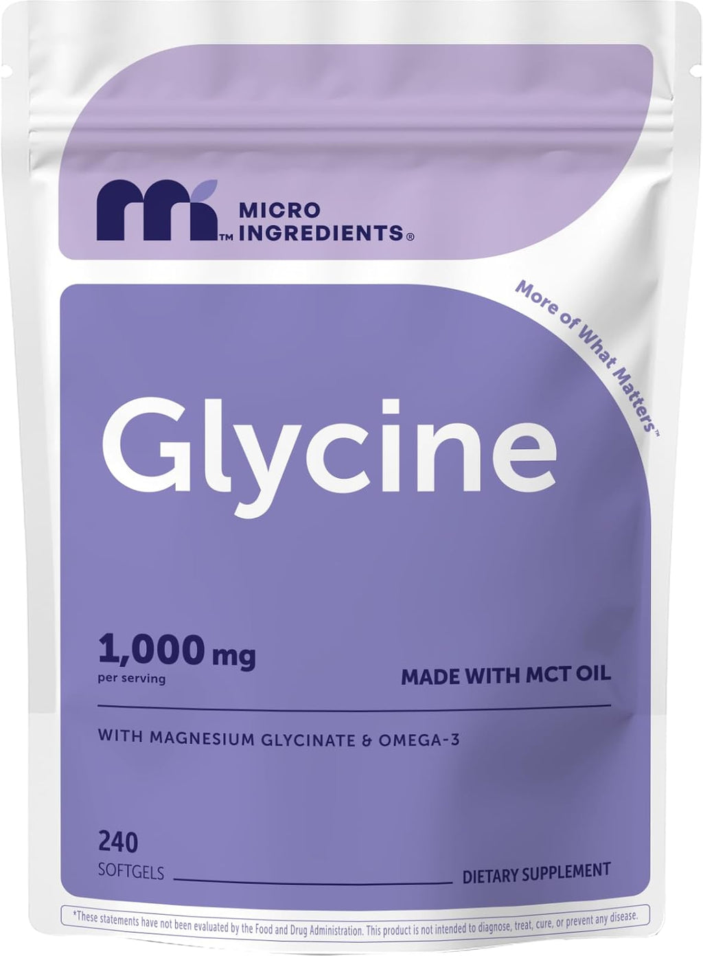 Micro Ingredients glycine for muscle recovery