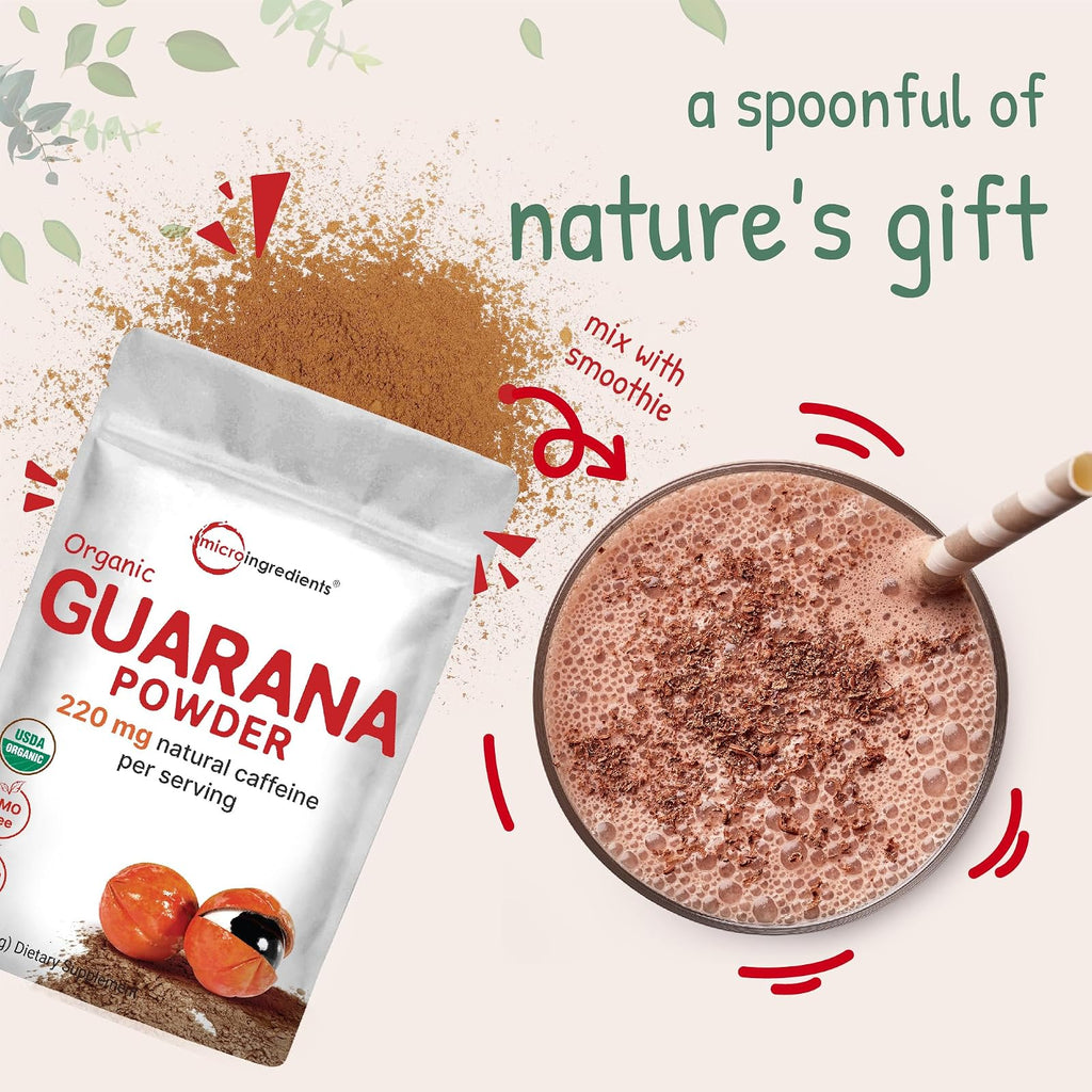 Micro Ingredients guarana powder benefits