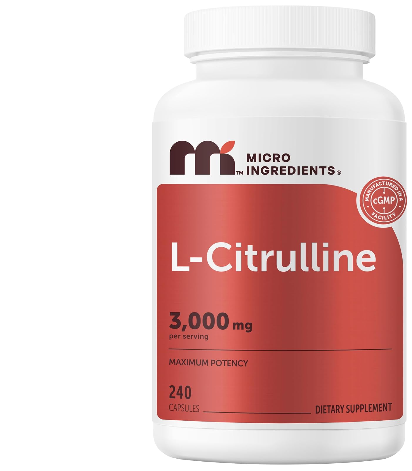 Micro Ingredients L-Citrulline capsules for energy