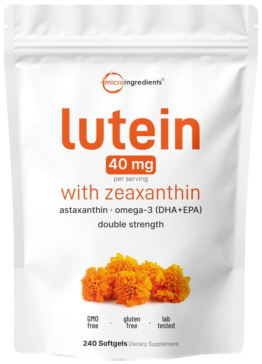Micro Ingredients lutein capsules for eye health