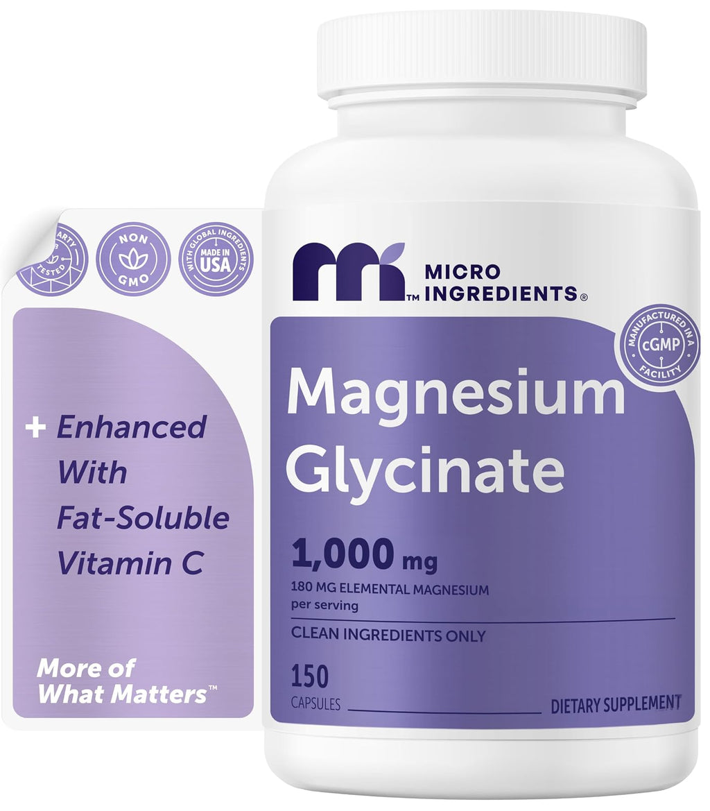 Micro Ingredients magnesium glycinate capsules