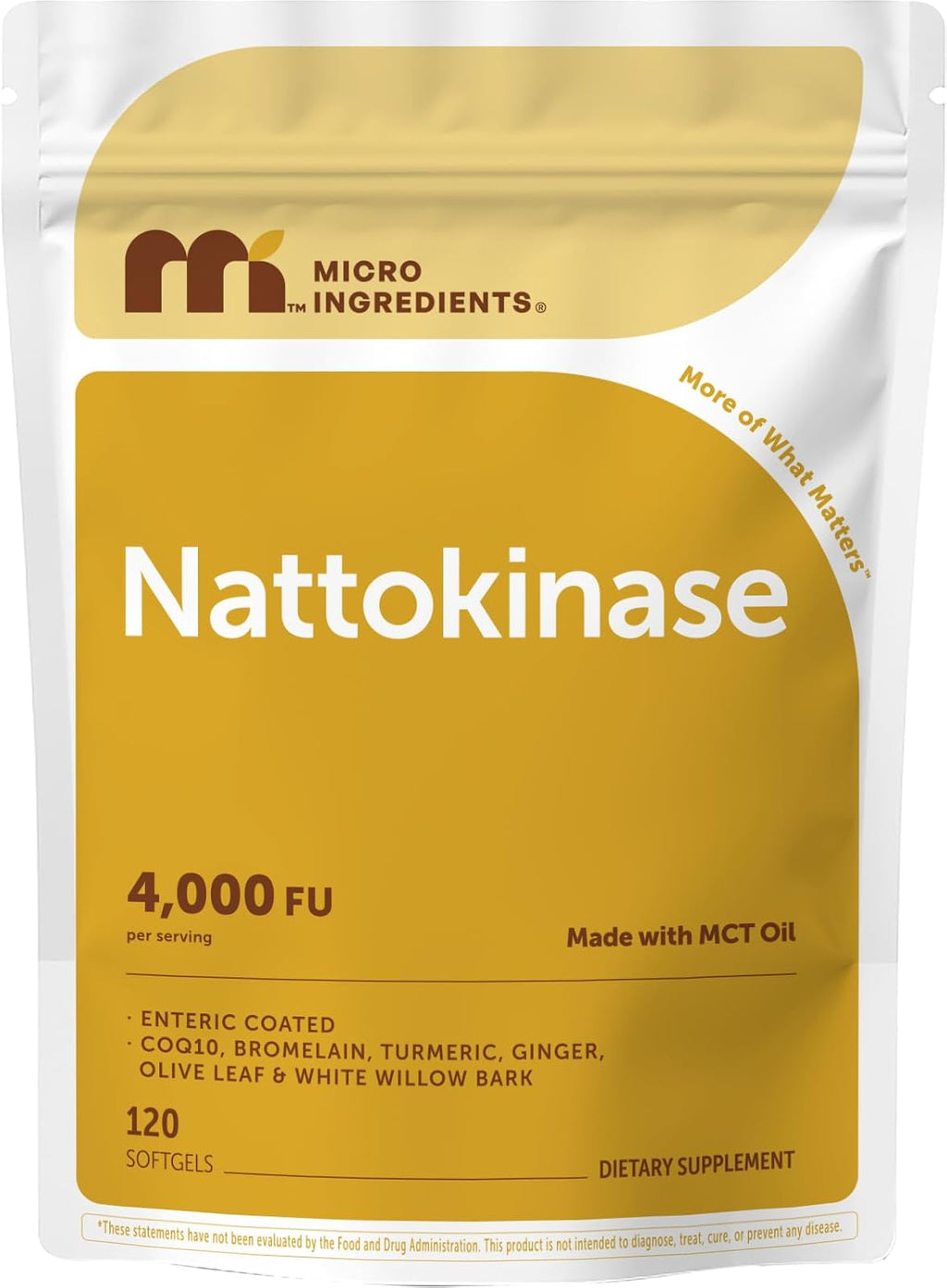 Micro Ingredients nattokinase softgels for digestion