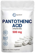 Micro Ingredients Pantothenic Acid capsules
