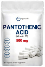 Micro Ingredients Pantothenic Acid capsules