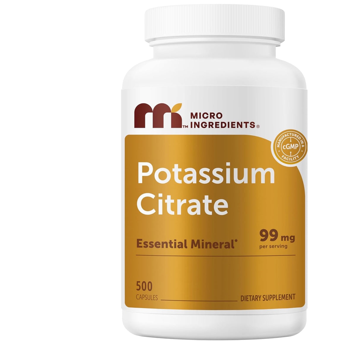 Micro Ingredients potassium citrate capsules