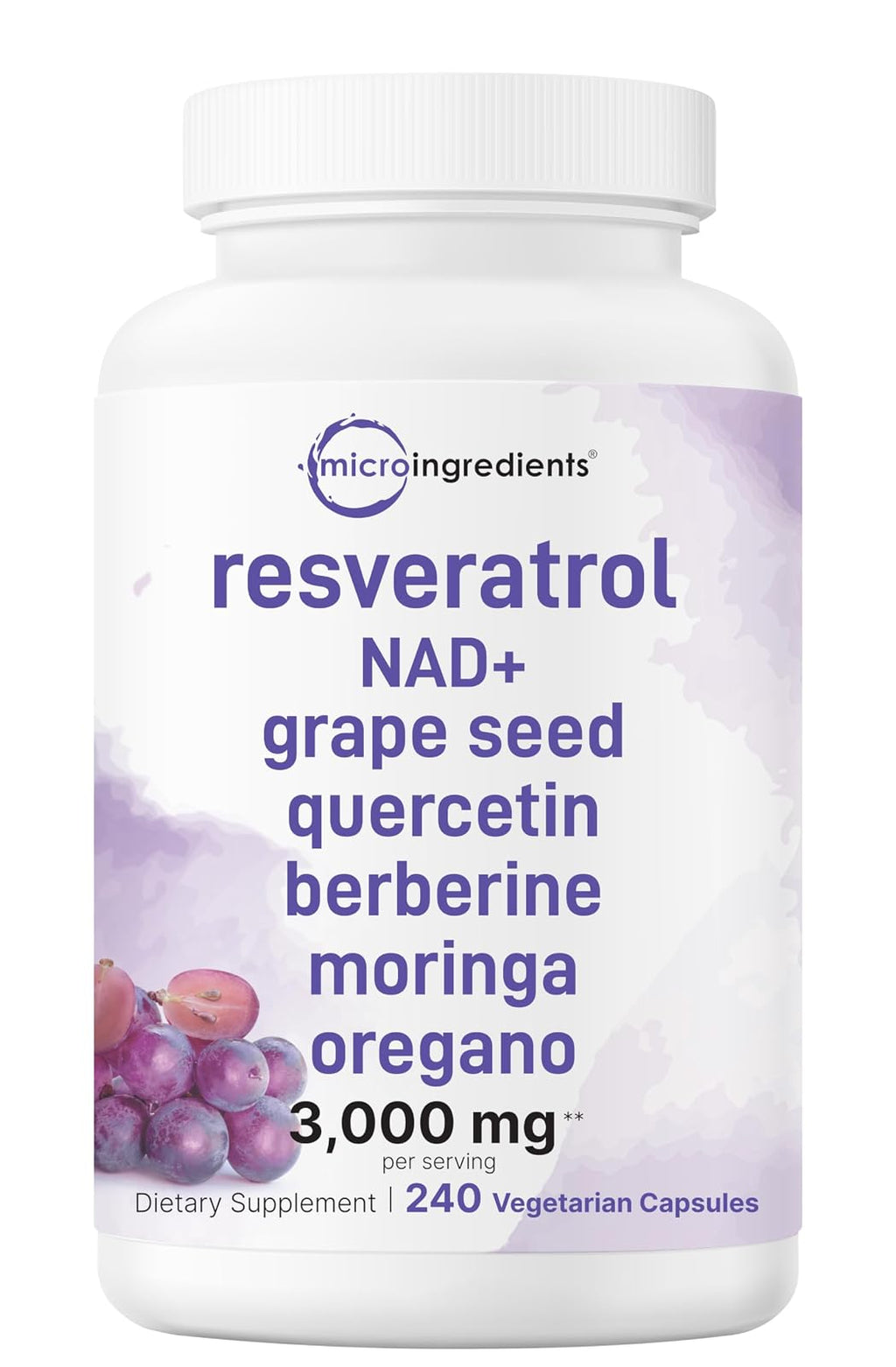 Micro Ingredients Resveratrol NAD Complex benefits