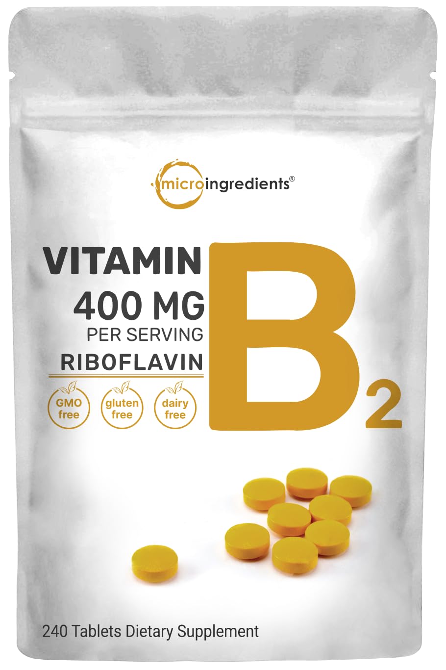 Micro Ingredients Riboflavin 400 mg tablets