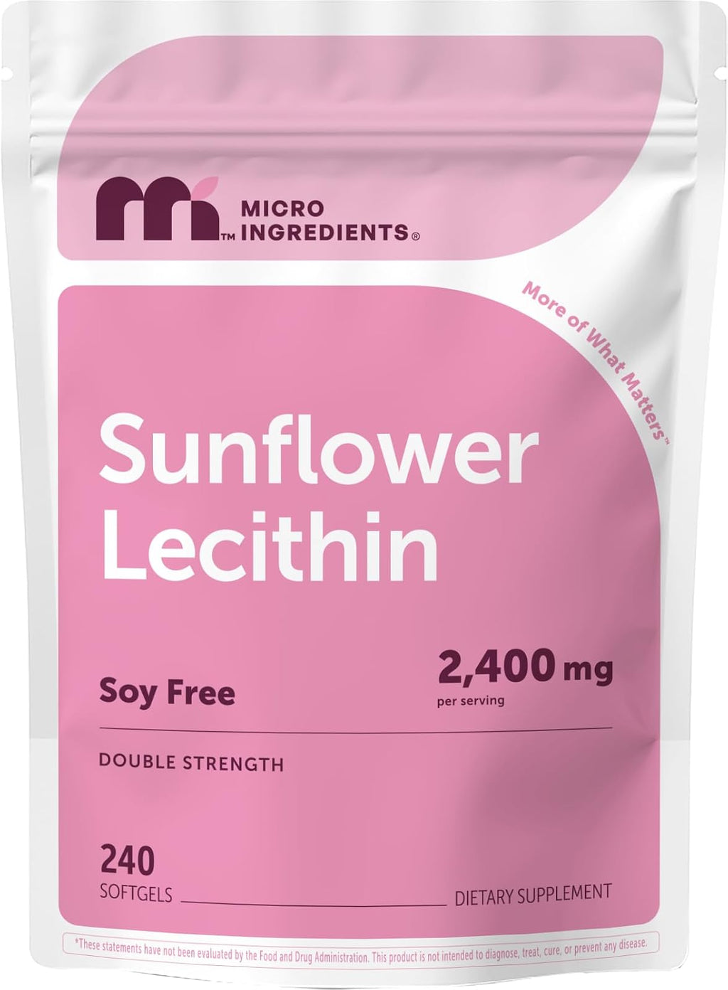 Micro Ingredients sunflower lecithin benefits