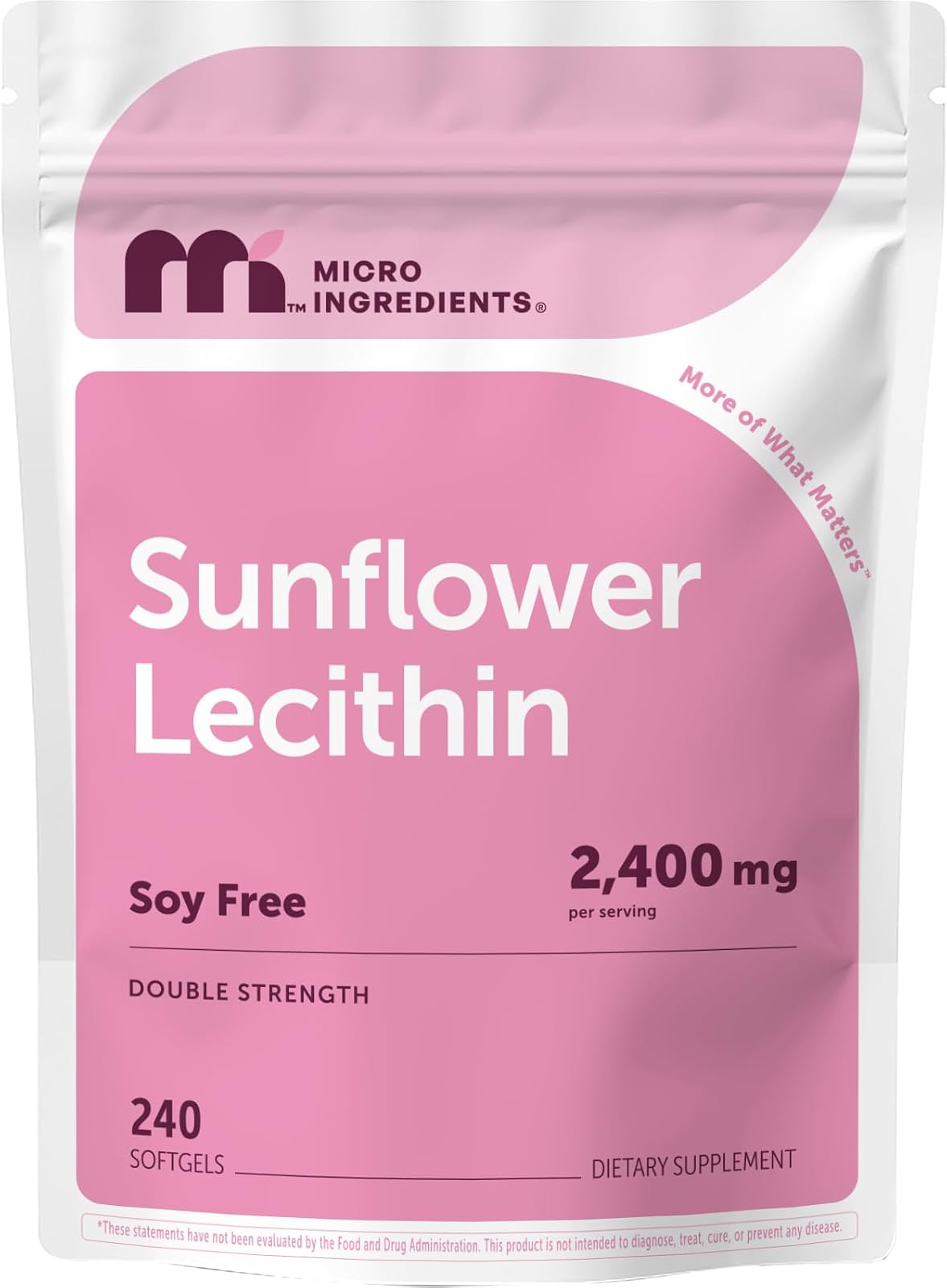 Micro Ingredients sunflower lecithin benefits