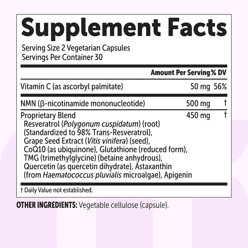Micro Ingredients vegan NMN formula