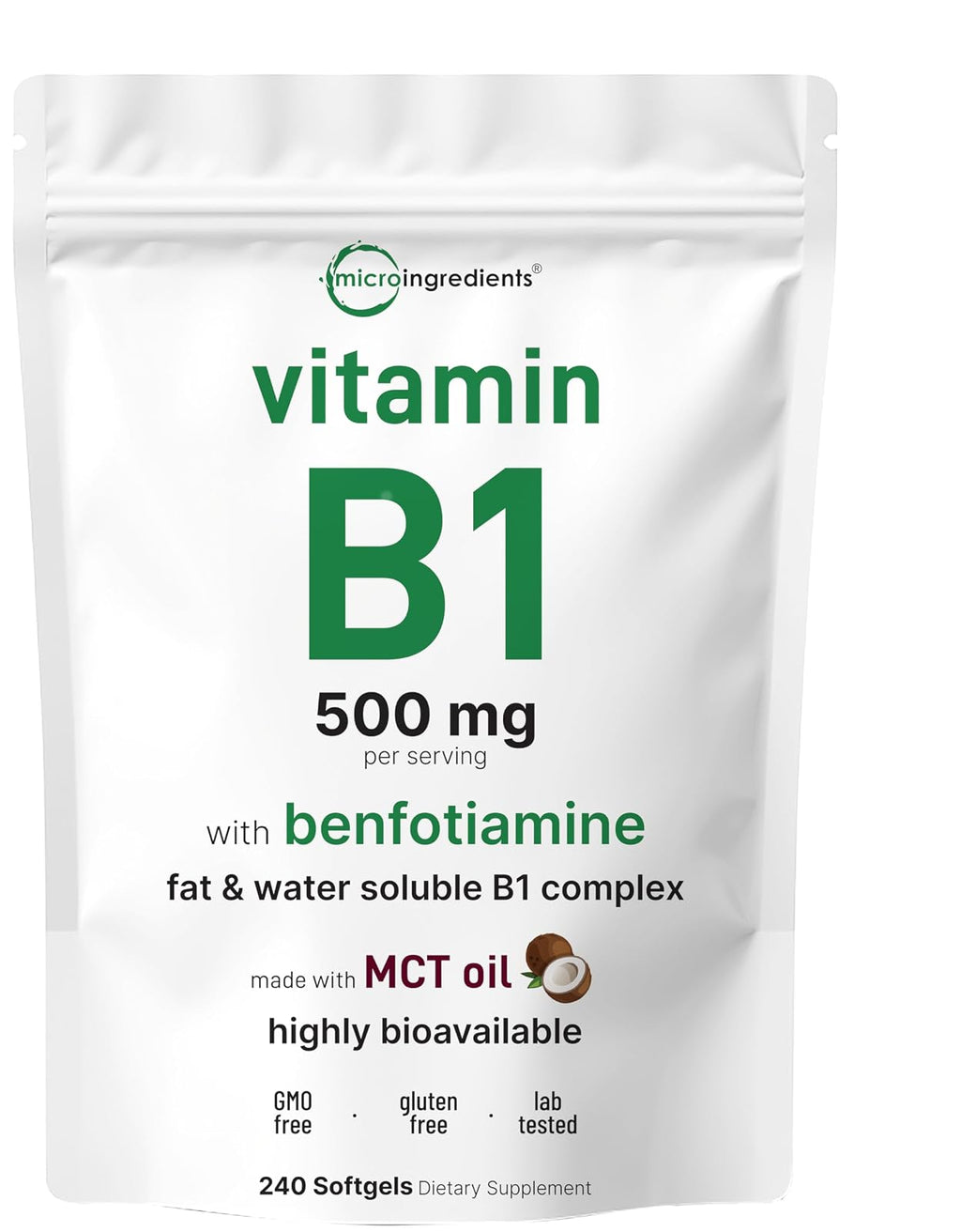 Micro Ingredients vitamin B1 softgels