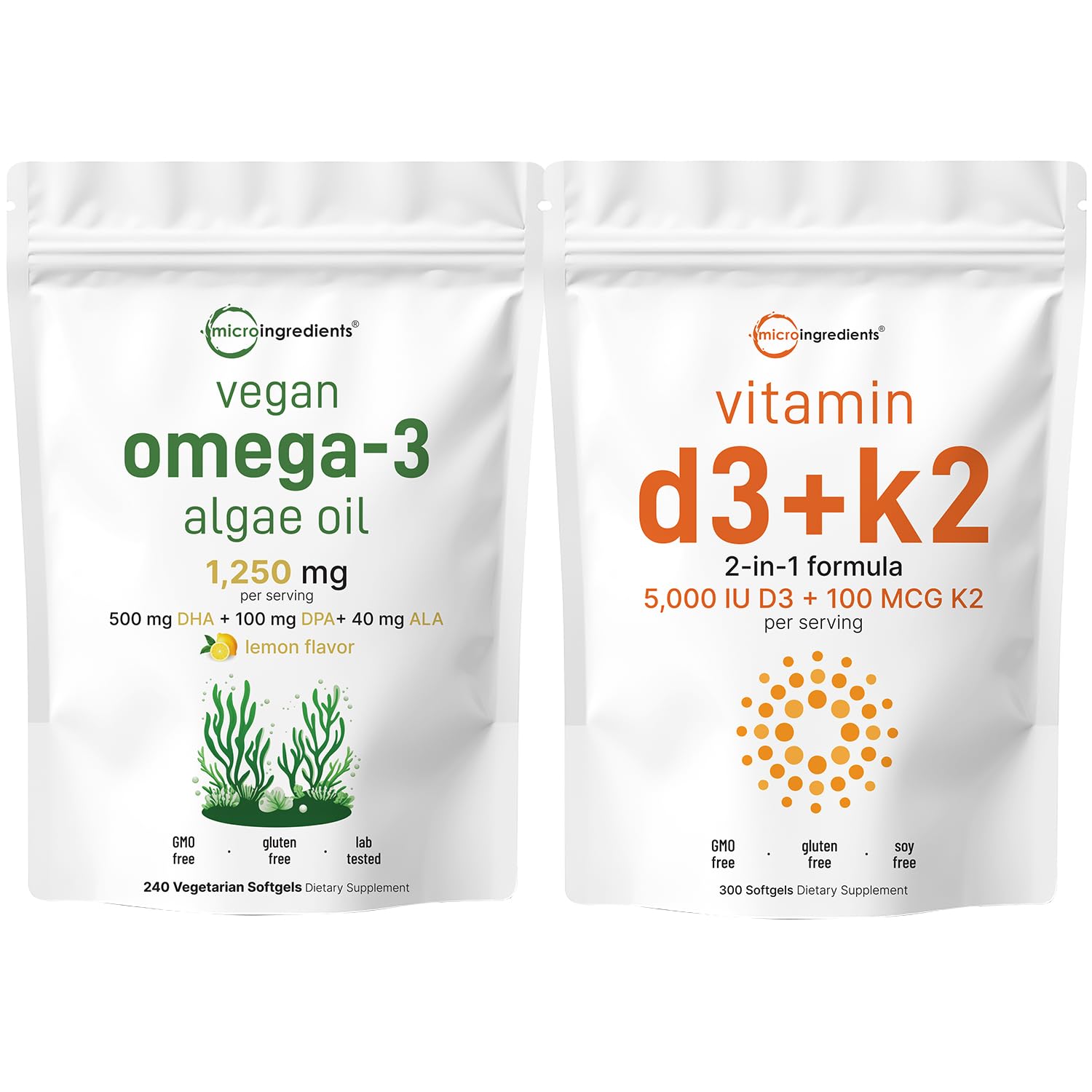 Micro Ingredients Vitamin D3 softgels