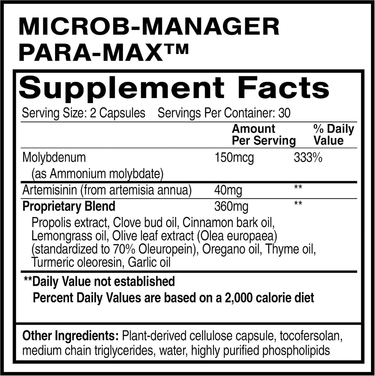 Microb-Manager para-Max immune support