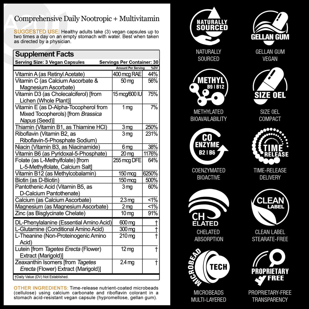 microbead supplements for memory support