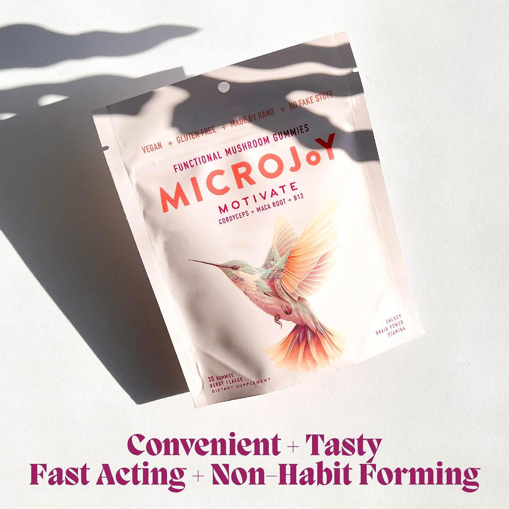 Microjoy gummies for active lifestyle