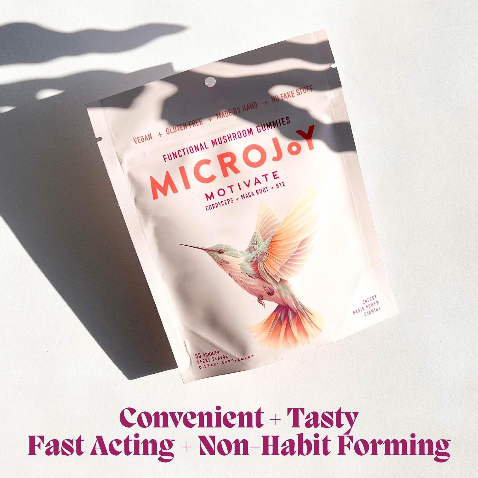 Microjoy gummies for active lifestyle