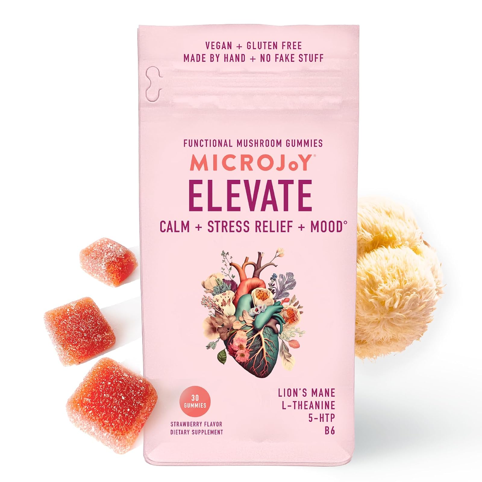 Microjoy Lion's Mane gummies for focus
