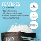 Micronized creatine for better absorption