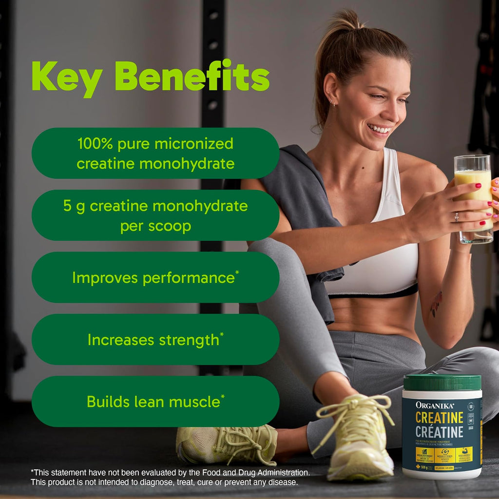Micronized creatine for better absorption