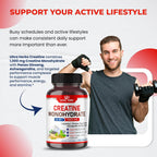 Micronized creatine for enhanced performance