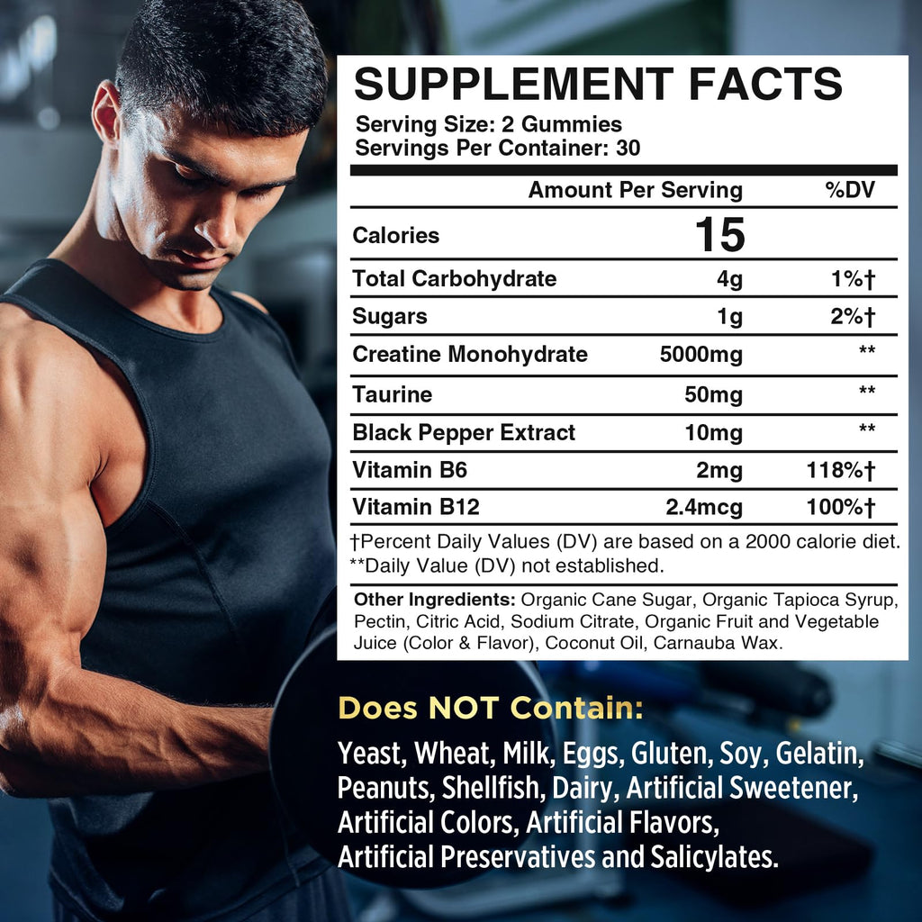 micronized creatine gummies for athletes