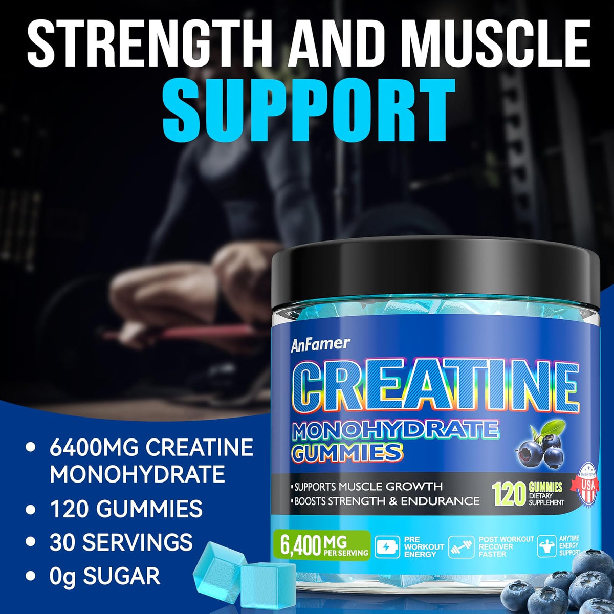 micronized creatine gummies for athletes